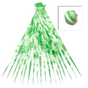 Green Paper Strips Half Inch or 1 Inch Precut Paper Bead Strips Make ...