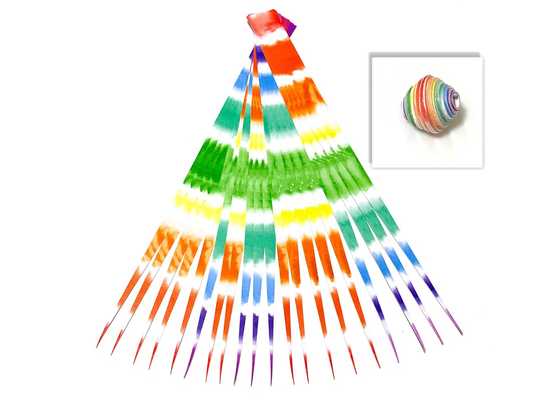 Triangle Shaped Paper Strips Half Inch or 1 Inch Precut Paper Bead ...