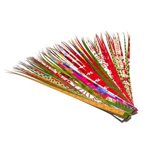 Precut Paper Strips Make Paper Beads Triangle Shape 1/2 Wide by 12 Inch ...