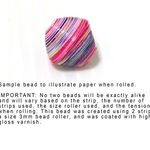 Paper Strips Half Inch or 1 Inch Wide Precut Paper Bead Strips Make ...