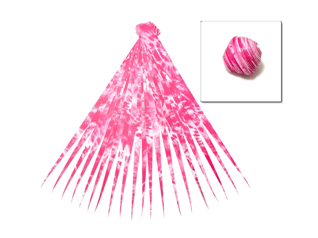 Pink Paper Strips Half Inch or 1 Inch Wide Precut Paper Bead Strips ...