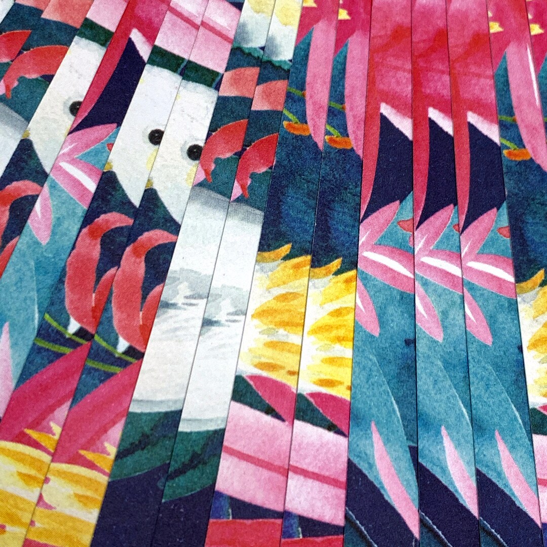 Paper Strips Half Inch or 1 Inch Triangle Shaped Paper Bead Strips Make ...