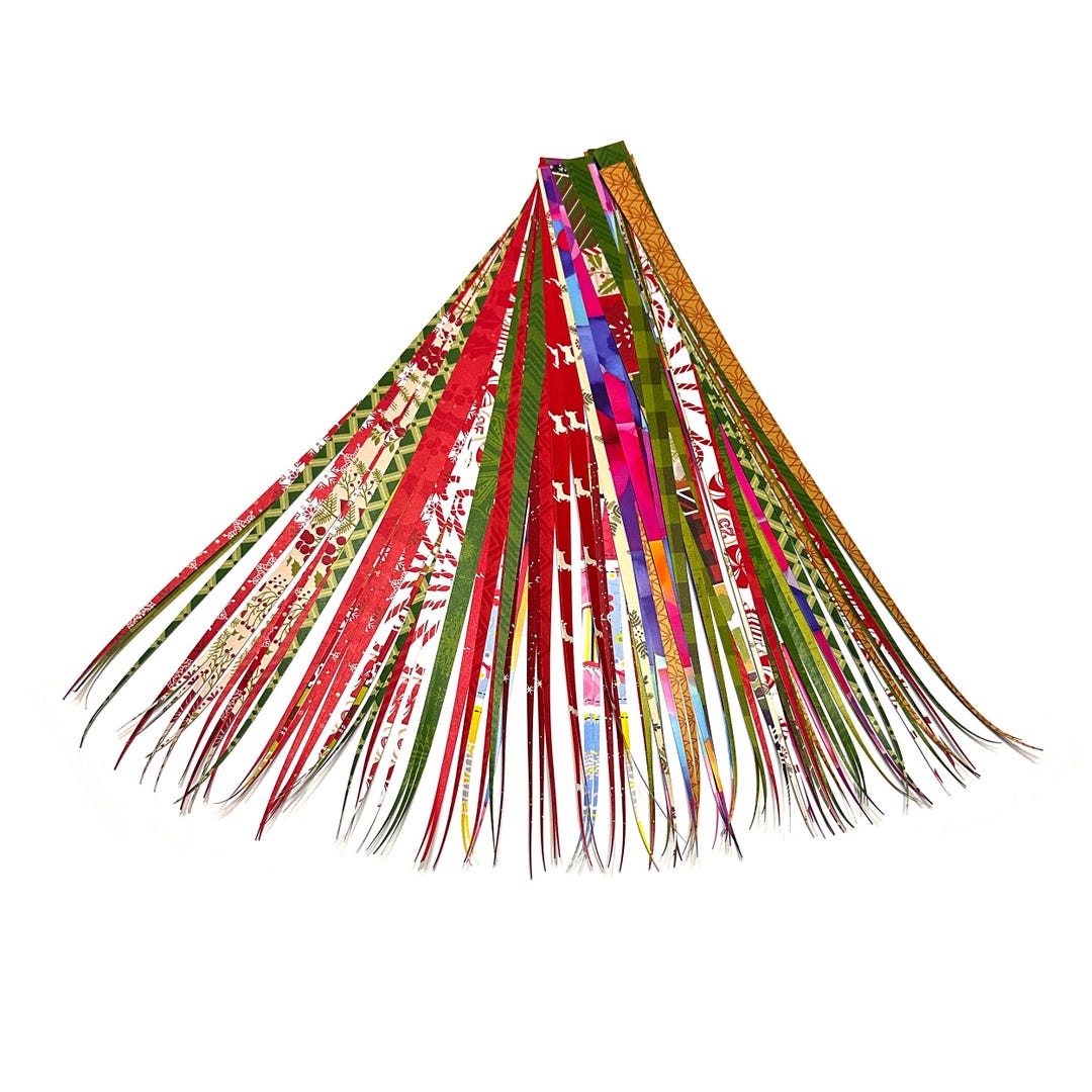 Precut Paper Strips Make Paper Beads Triangle Shape 1/2 Wide by 12 Inch ...