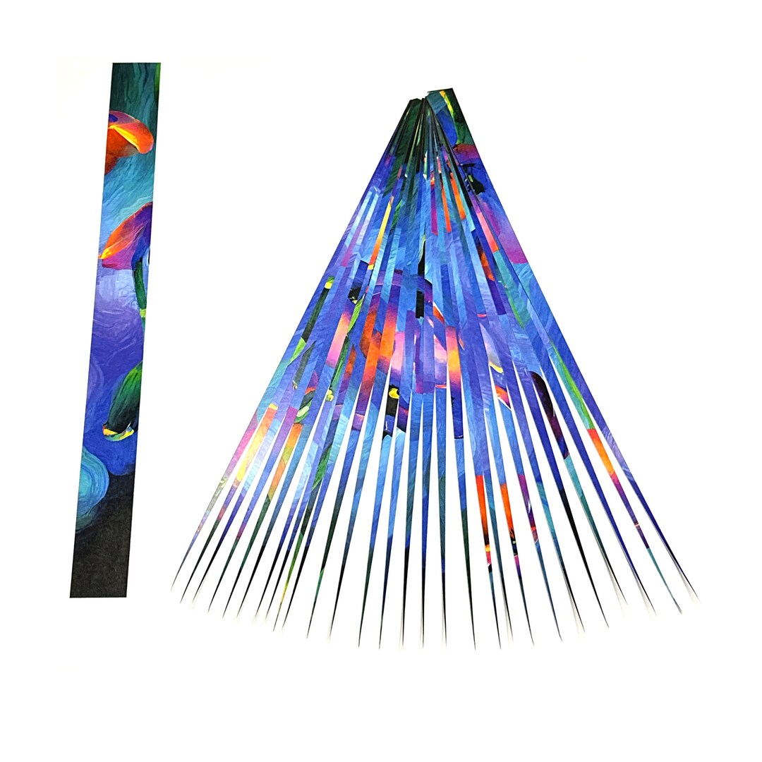 Paper Bead Strips, Cardstock Size 1/2" Wide X 11" Long in Triangle ...