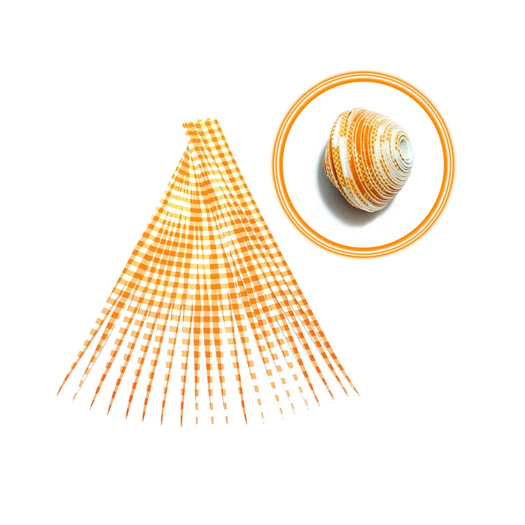 Paper Bead Strips Triangle Shape Half Inch or 1 Inch Wide Paper Bead ...