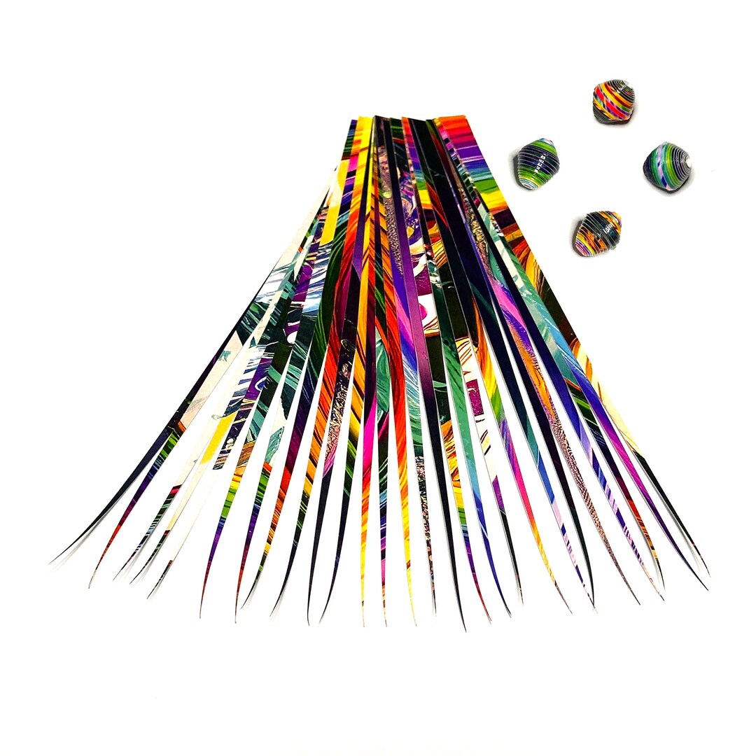 Paper Bead Strips Make Paper Beads, 1/2" Wide X 11" Long Triangle Shape ...