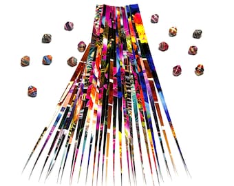 Purple Paper Strips to Make Paper Beads, 1/2 Wide X 11 Long Triangle ...