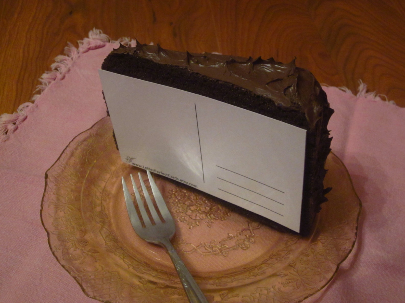 Mailable Cake Postcard Funny Card Friendship Card - Etsy