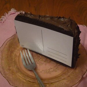 Mailable Cake Postcard Funny Card Friendship Card - Etsy