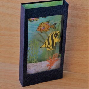 Aquarium Fish Tank Dimensional Card - Friendship Card - Etsy