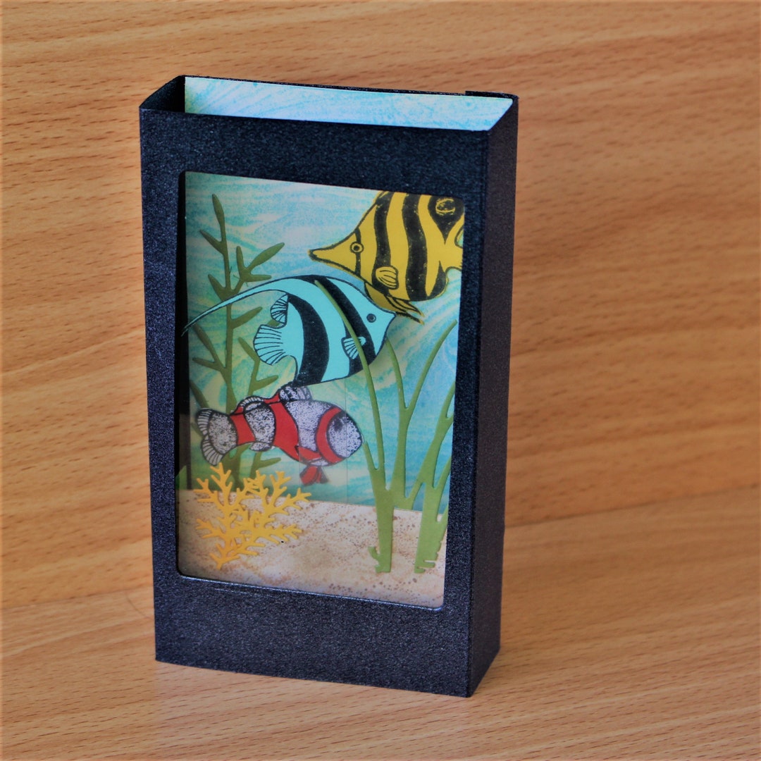 Aquarium Fish Tank Dimensional Card - Friendship Card - Etsy