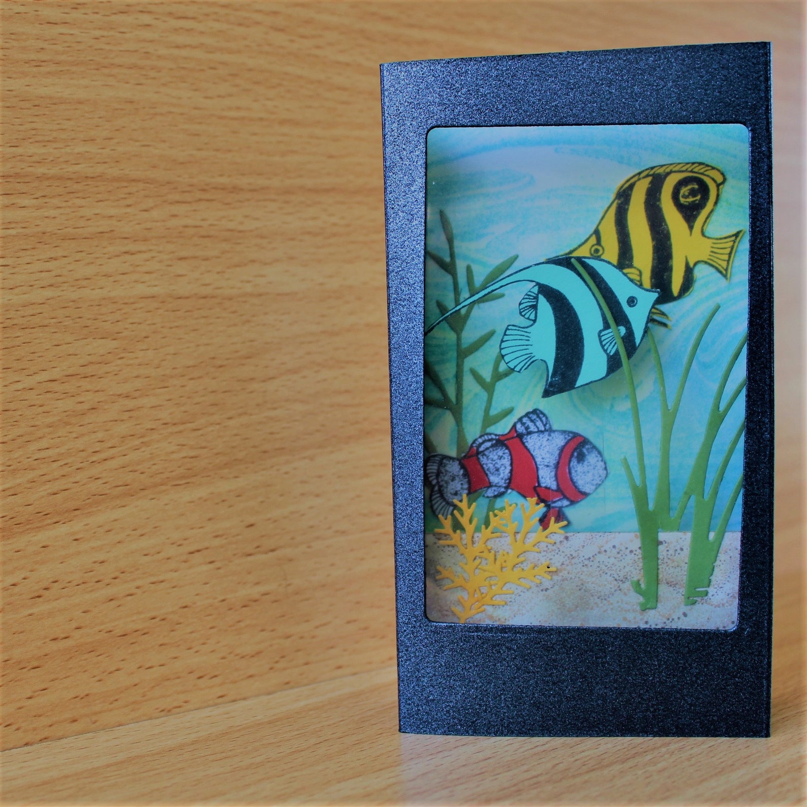 Aquarium Fish Tank Dimensional Card Friendship Card - Etsy