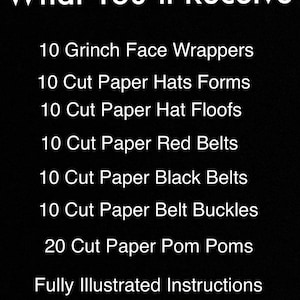 Grinch Bars DIY Favor Kit Pack of 10 Candy Bar Wrappers - Etsy