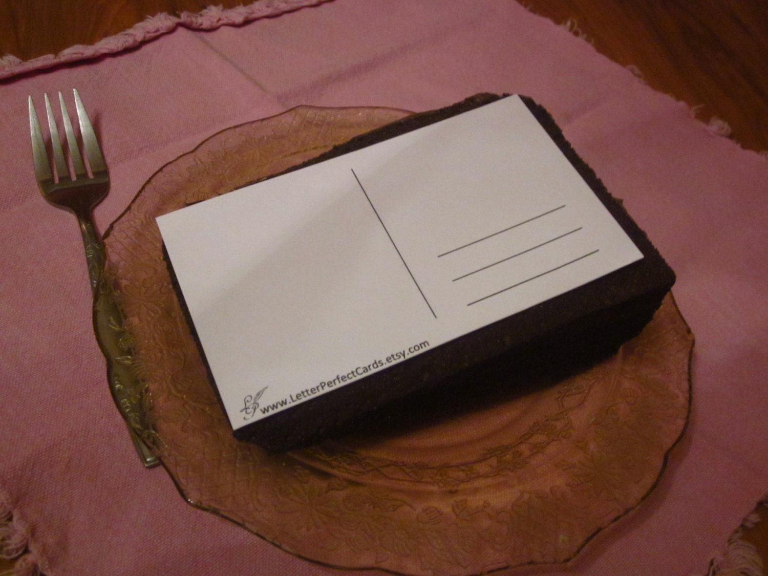 Mailable Cake Postcard Funny Card Friendship Card - Etsy