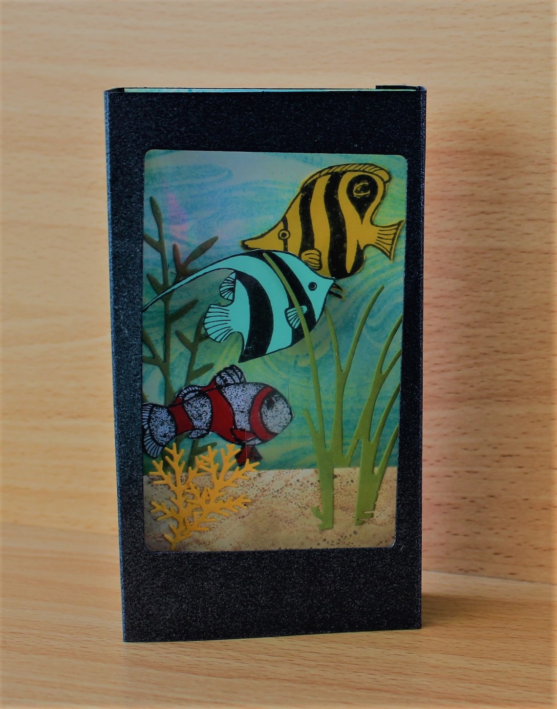 Aquarium Fish Tank Dimensional Card Friendship Card | Etsy