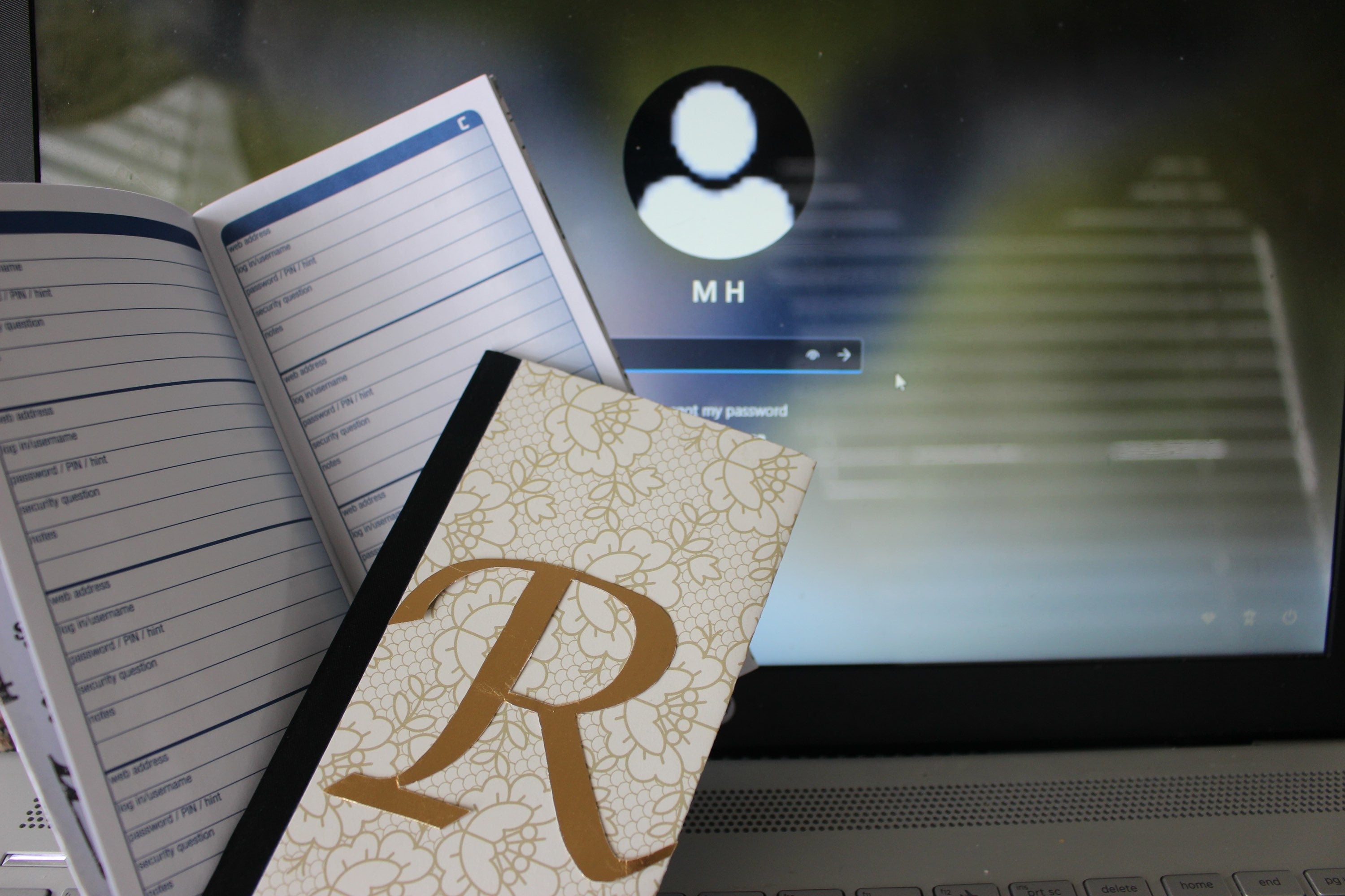 Password Books Neat, Petite and Discrete Monogramed, Personalized ...