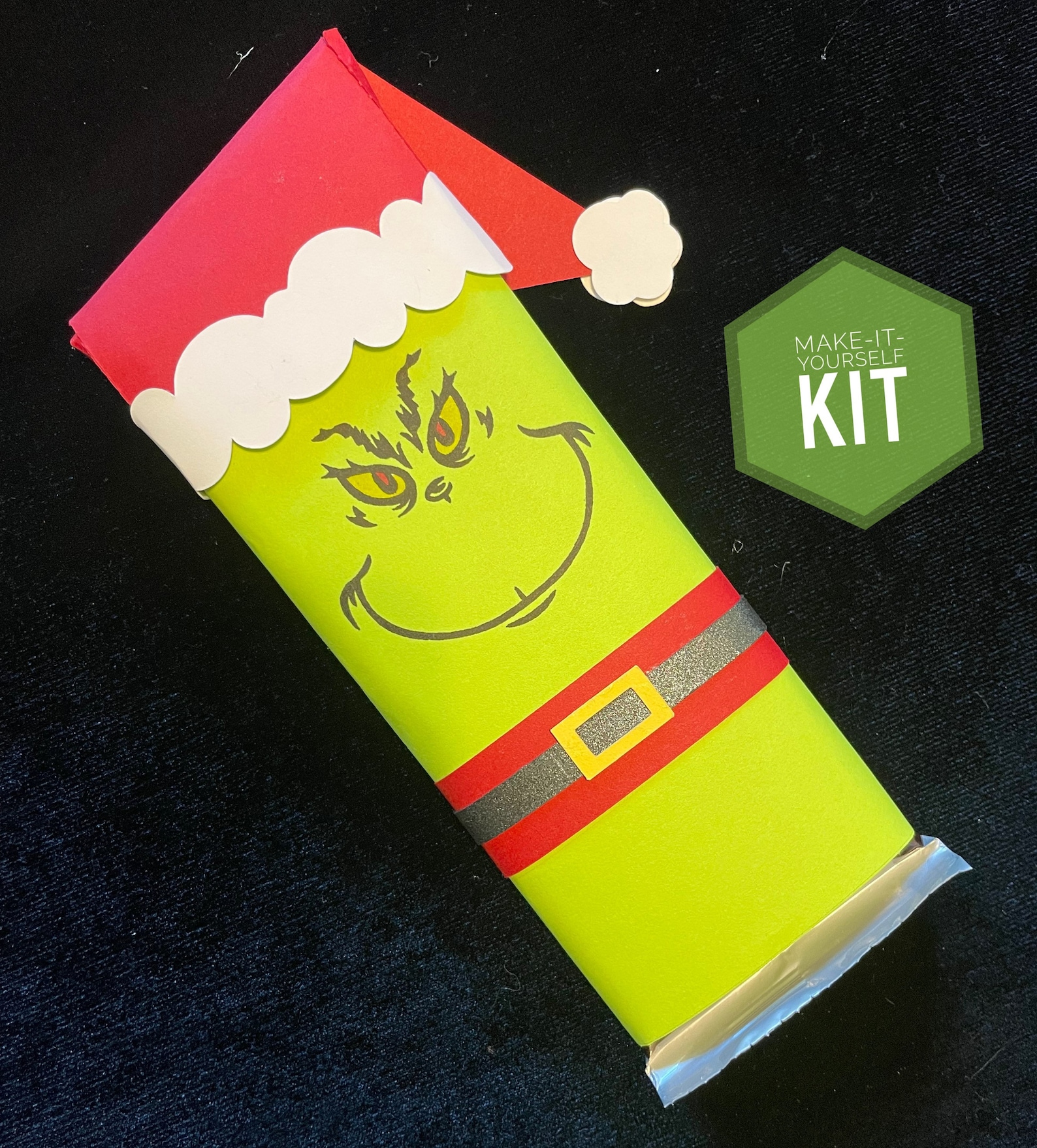 Grinch Bars DIY Favor Kit Pack of 10 Candy Bar Wrappers - Etsy