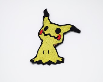 Umbreon Iron on Patch Shiny Metallic Embroidered. Pokemon - Etsy