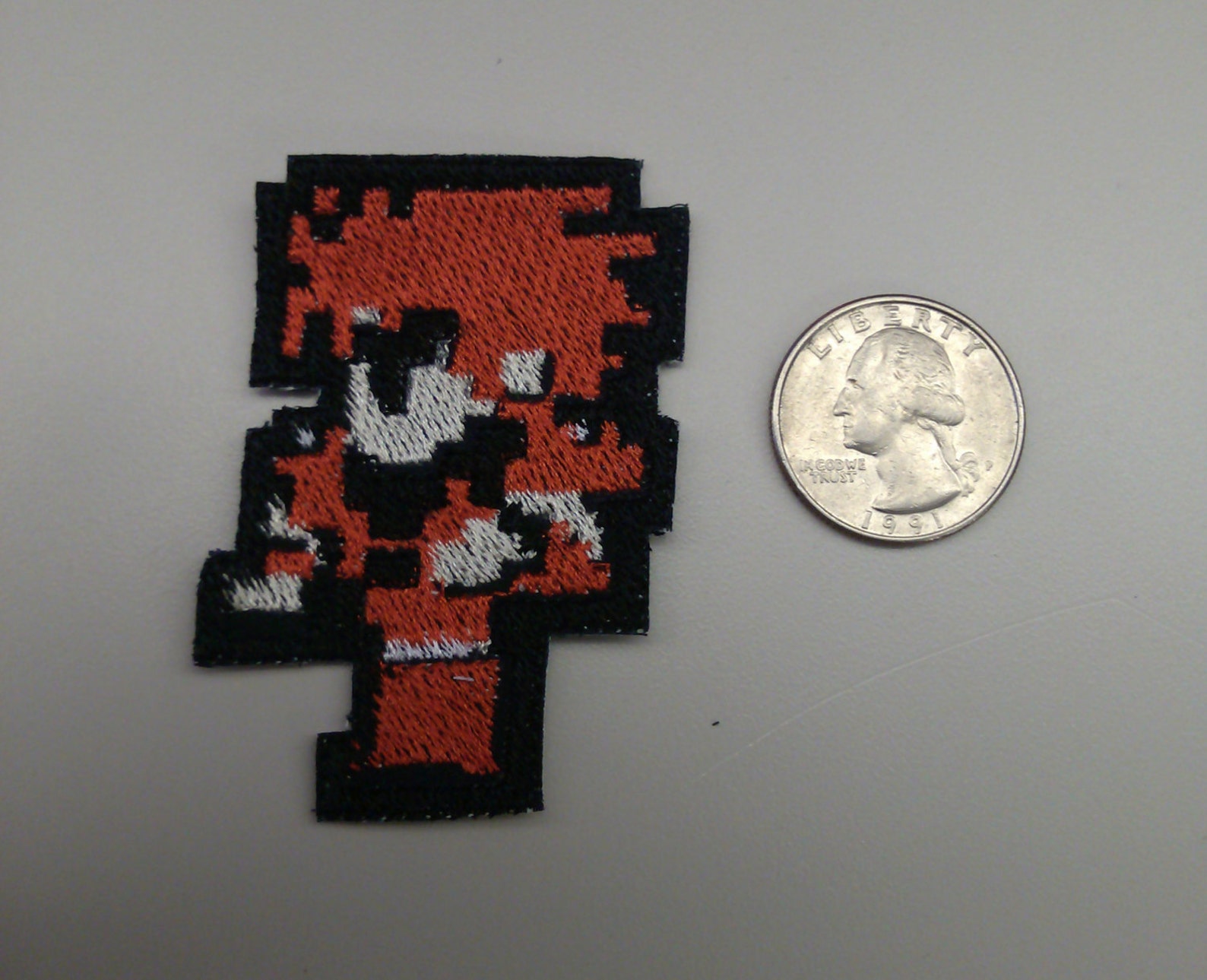 8 Bit Final Fantasy Fighter Shiny Metallic Embroidery Iron on Patch. - Etsy