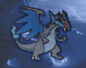 Umbreon Iron on Patch Shiny Metallic Embroidered. Pokemon - Etsy