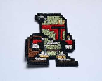 Jawa Patch Pixel Art Star Wars Shiny Metallic Embroidered | Etsy