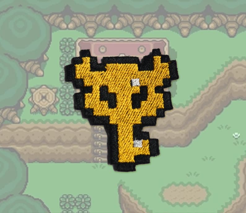 Zelda Link to the Past - Master Key - Iron on Patch - Shiny Metallic ...