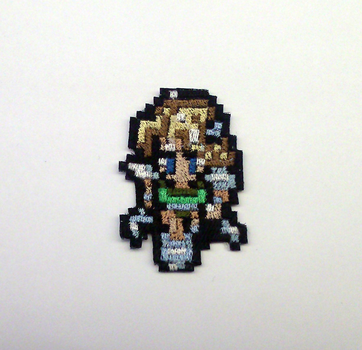 Celes - Pixelart Final Fantasy 6 - Shiny Metallic Embroidery Iron on ...