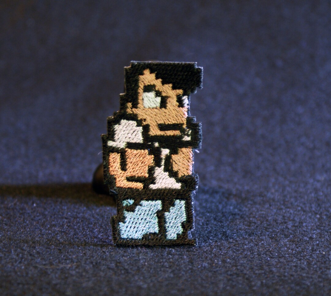 Alex : River City Ransom Patch - Iron On; Embroidered; Shiny Metallic ...