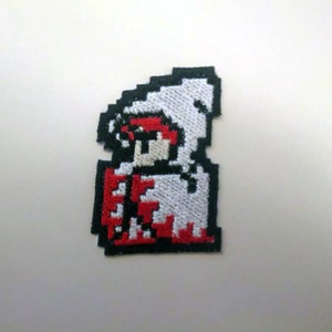 8 Bit Final Fantasy White Mage Shiny Metallic Embroidery Iron on Patch ...