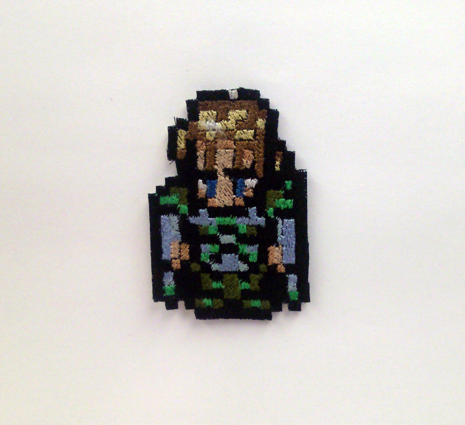 Edgar Pixelart Final Fantasy 6 Shiny Metallic Embroidery | Etsy