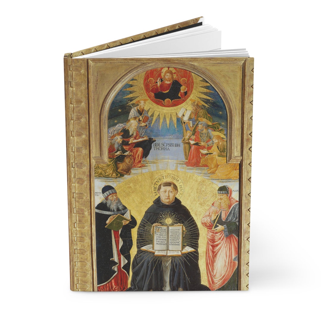 St. Thomas Aquinas Hardcover Journal - Etsy