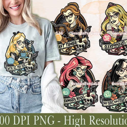 Punk Princess Mermaid PNG Digital Download - Etsy