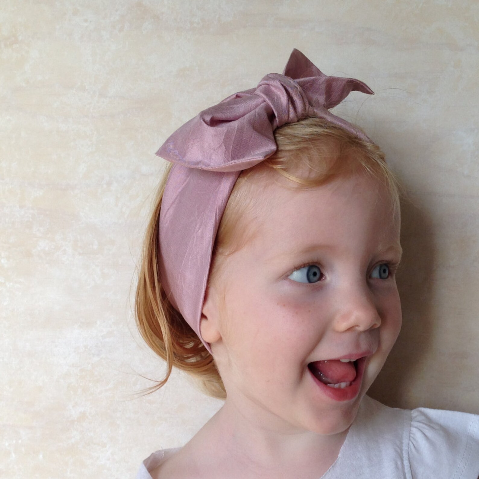Girls Head Wrap Scarf in Lilac Crushed Silk - Etsy