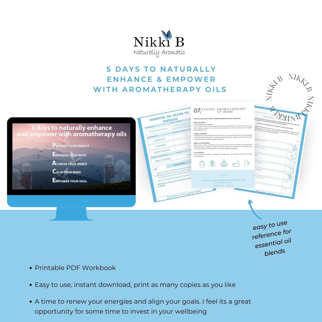 Discover the Magic of Aromatherapy With Nikki B's 5-day Workbook for ...