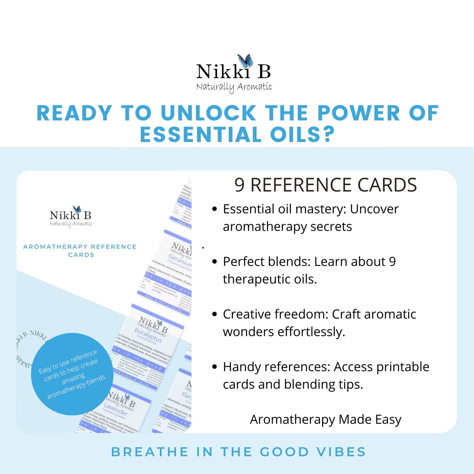 Essential Oil Guide Cards - DIY Blends, Recipes and Uses - Printable A6 ...