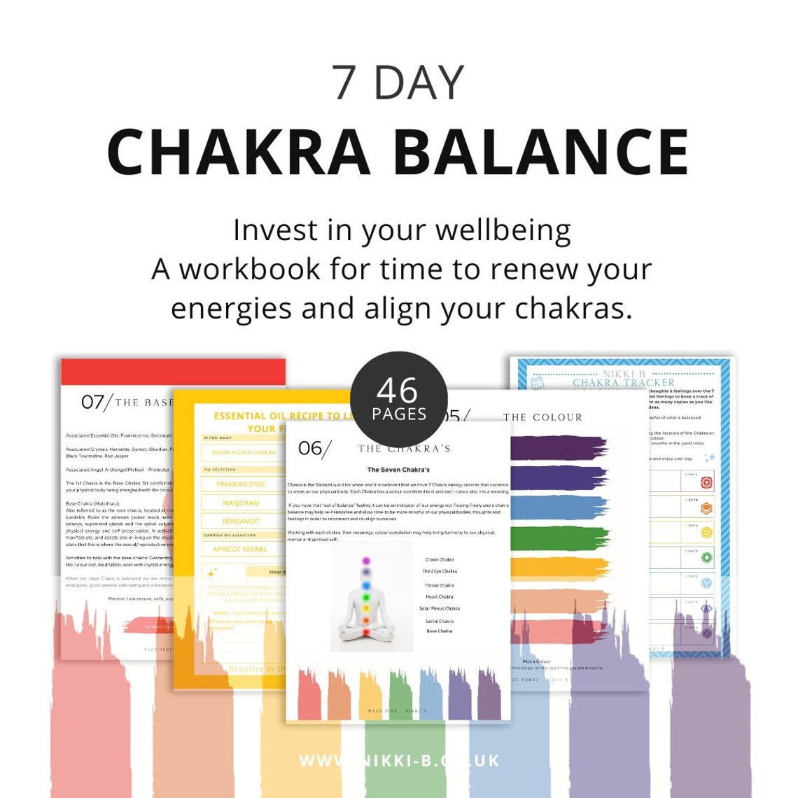 Balance Your Chakras and Find Harmony With the Nikki B Chakra Workbook ...