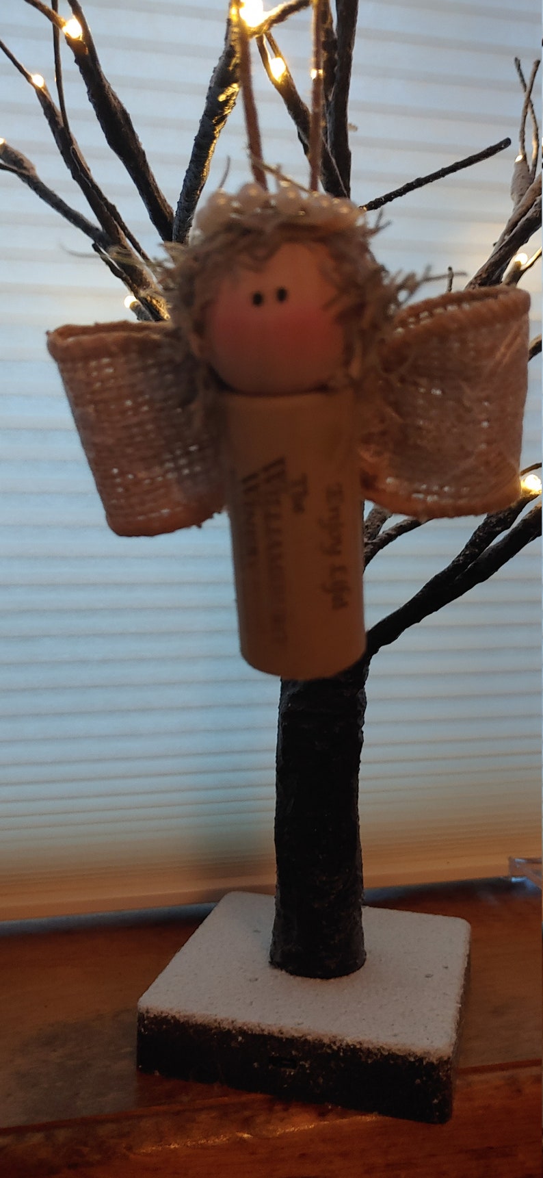 Wine Cork Angel Ornament | Etsy
