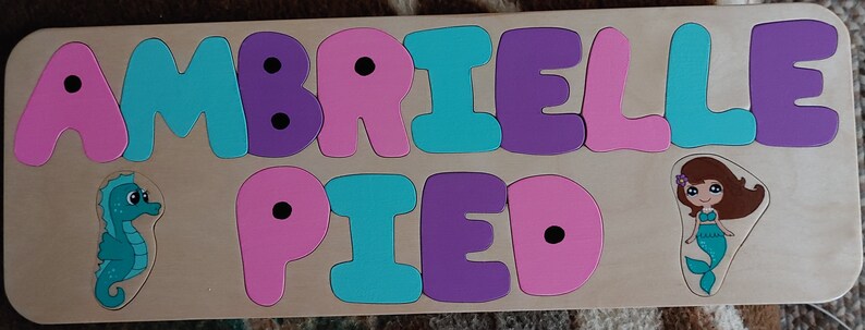 Custom Two-name Puzzle - Etsy