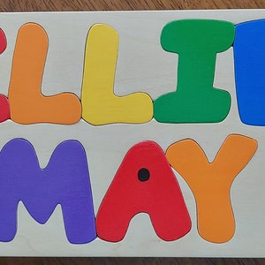 Custom Two-name Puzzle - Etsy