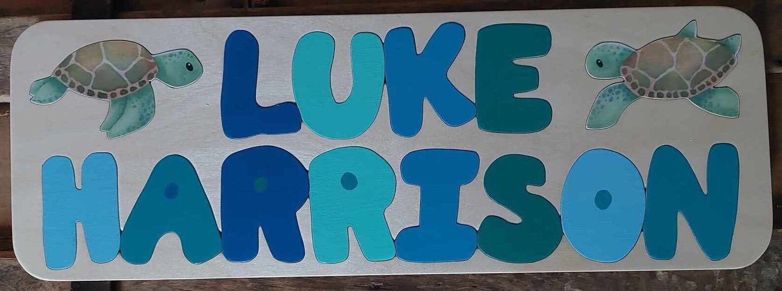 Custom Two-name Puzzle - Etsy