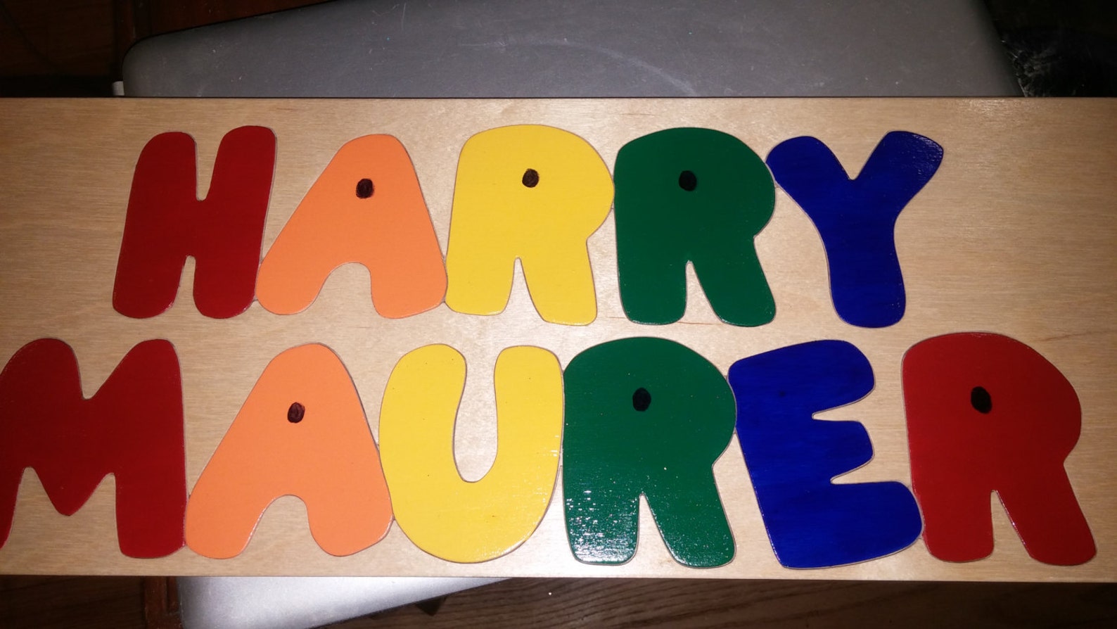 Custom Two-name Puzzle - Etsy