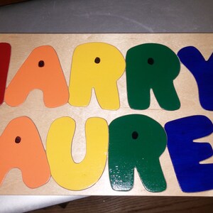 Custom Two-name Puzzle - Etsy
