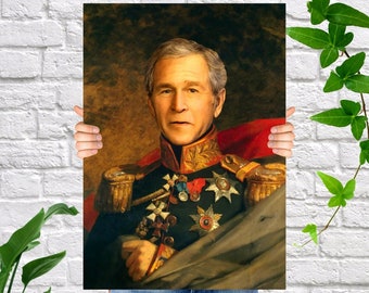 George W Bush Poster - Etsy