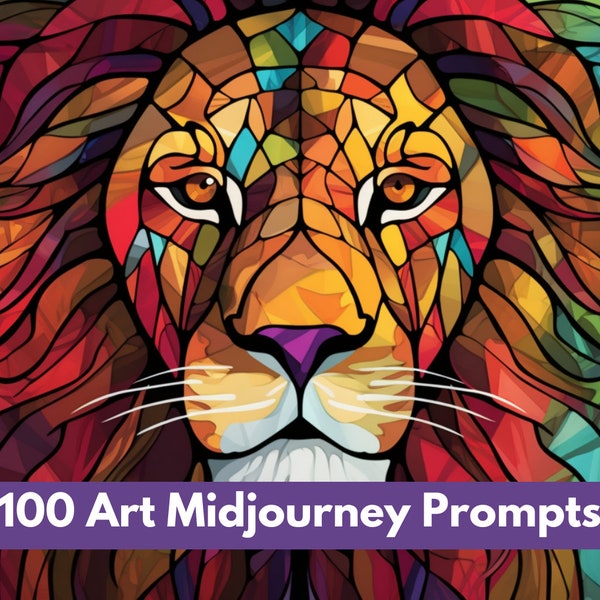 Stained glass prompt - Etsy.de