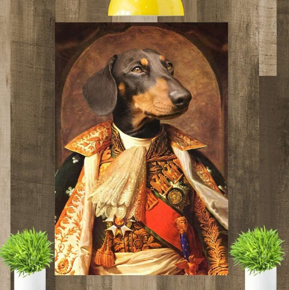 THE NAPOLEON Custom Pet Portrait | Etsy