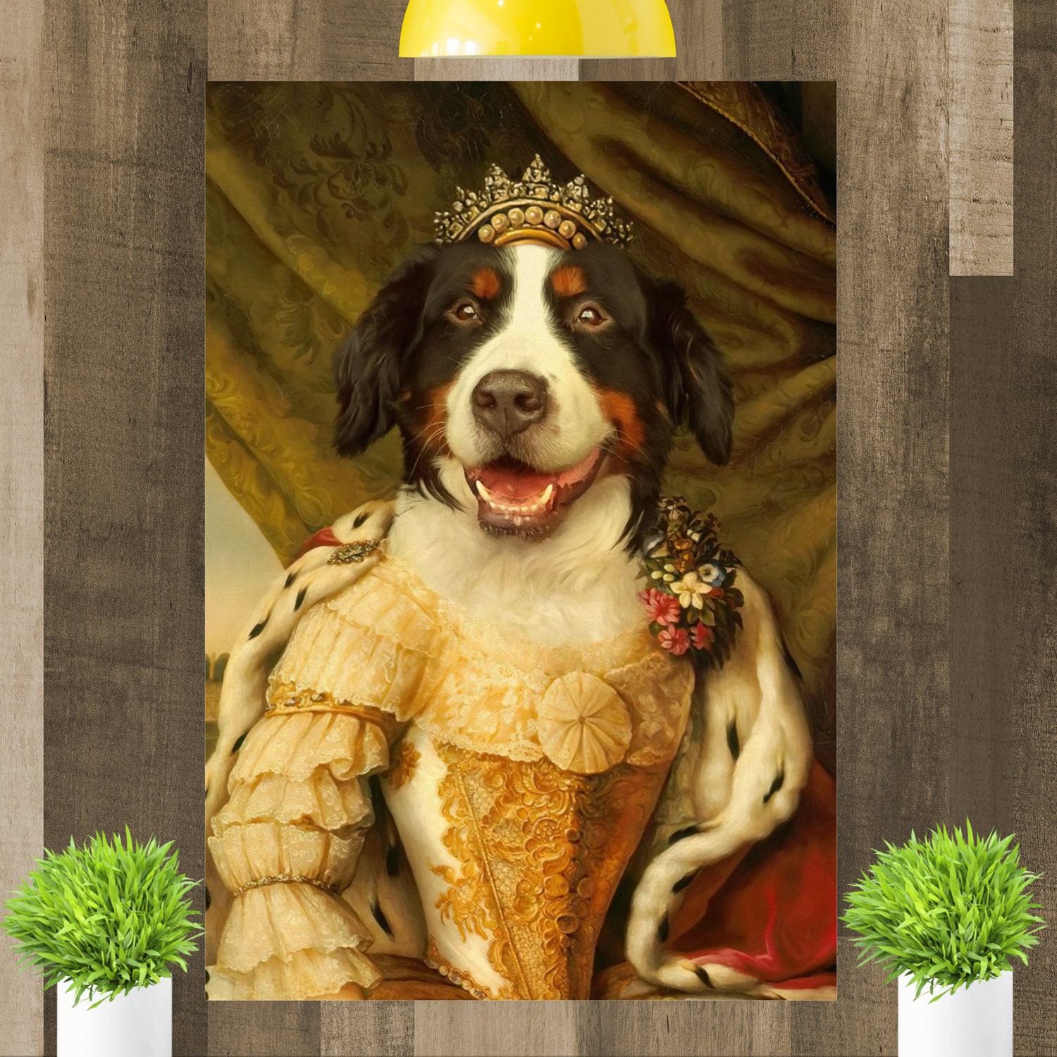 THE AUTUMN QUEEN Custom Pet Portrait | Etsy