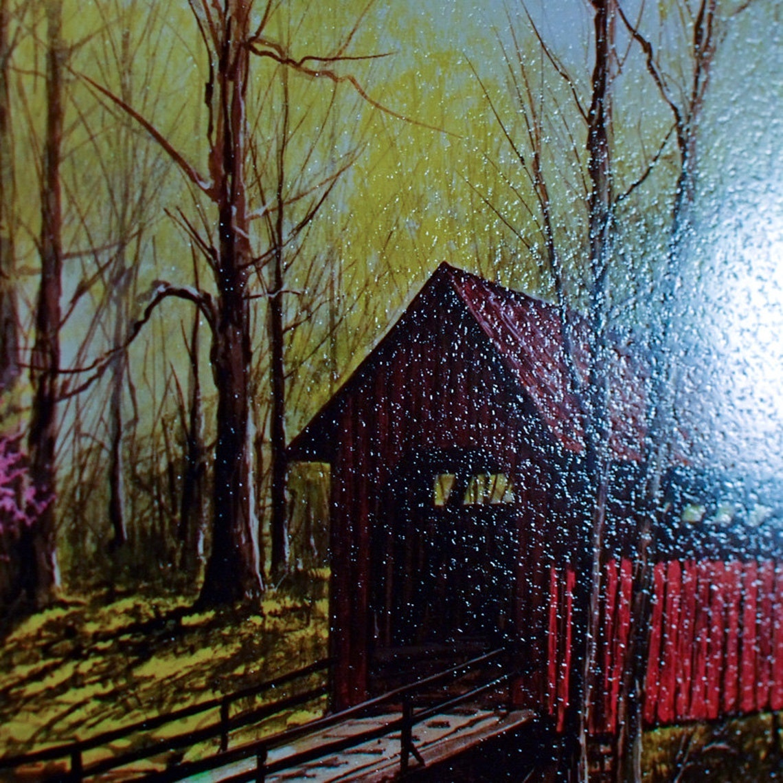COVERED BRIDGE PRINT Covered Bridges Home Decor Wall Art - Etsy