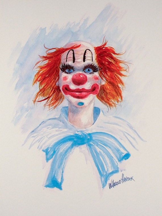 Cute Clown Drawings In Pencil