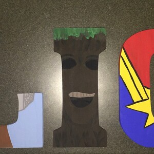 Marvel Wood Letters. Comic Book. Hand Painted Wood Letters. Boys Room ...