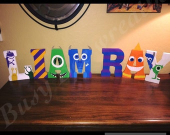 Monsters inc letters | Etsy
